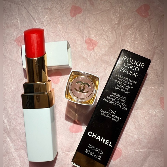 CHANEL | Makeup | Chanel Rouge Coco Baume In 756 Cherry Burst Hydrating ...